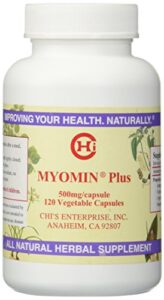 chi’s enterprise myomin plus capsules, 500mg, 120 capsules