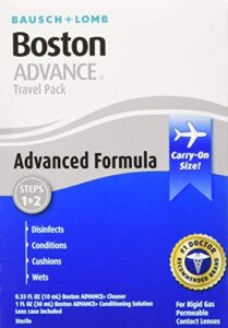 bausch & lomb boston advance formula travel pack 1 each, combo