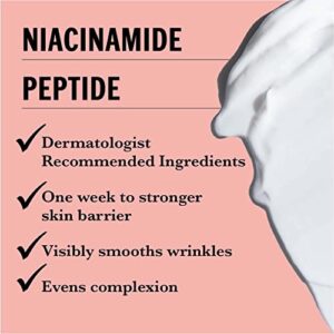 Olay Regenerist Niacinamide + Peptide 24 Hydrating Face Moisturizer with Vitamin B3 for Stronger Skin Barrier 1.7 oz, includes Whip Travel Size for Dry Skin