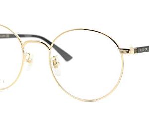 Gucci GG0297OK Eyeglasses 001 Gold/Black 52 mm