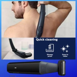 Philips Norelco Body Groomer Series 3000 Body Shaver Showerproof Hair Trimmer for Men with Back Attachment