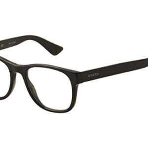 Gucci GG0004ON 001 Black Square Full-Rim Men's Eyeglasses