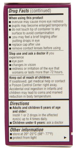 Allergy Eye Drops by Bausch & Lomb, for Itch & Redness Relief, 15 mL