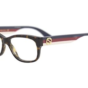 Gucci GG 0278O 002 Havana Plastic Rectangle Eyeglasses 53mm