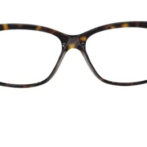 Gucci GG 0278O 002 Havana Plastic Rectangle Eyeglasses 53mm