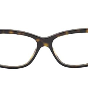 Gucci GG 0278O 002 Havana Plastic Rectangle Eyeglasses 53mm