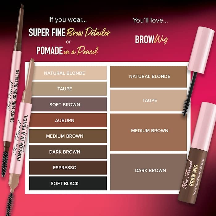 Too Faced Eye Brow Pencil Shaper Filler Pomade in a Pencil Auburn