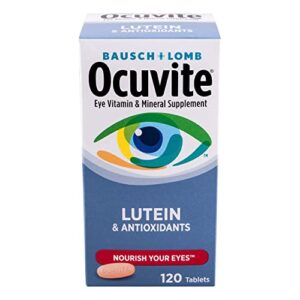 bausch & lomb ocuvite with lutein – 120 tablets