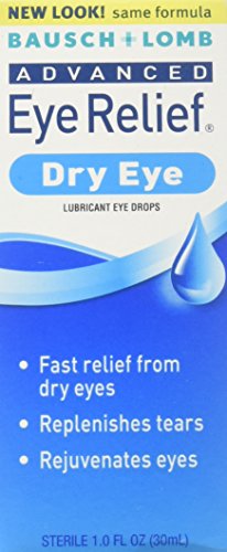 Bausch & Lomb Advanced Eye Relief Rejuvenation Lubricant Eye Drops, 1-Ounce (Pack of 3 (1 fl oz ea))