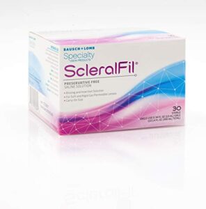 scleralfil preservative free saline solution 0.34 fl oz (pack of 30)