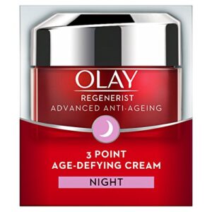 Olay Regenerist 3 Point Firming Anti-Ageing Night Cream Moisturiser, 15 ml