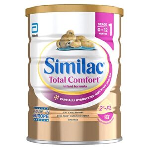 similac total comfort infant formula, imported, easy-to-digest baby formula powder, non-gmo, 820 g (28.9 oz) can