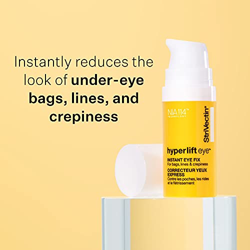 StriVectin Tighten & Lift Hyperlift Eye Cream Instant Eye Fix, Tightening Treatment for Bags, Lines and Crepiness, 0.34 Fl Oz