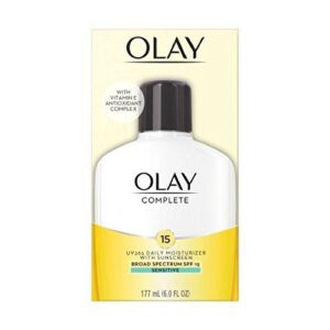 olay complete lotion moisturizer with spf 15 sensitive, 6.0 oz