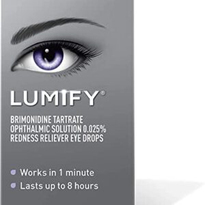 Lumify Redness Reliever Eye Drops, 0.08 fl oz (Pack of 2)