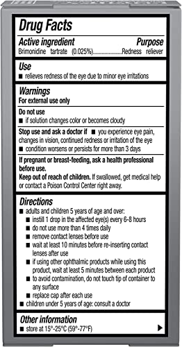 Lumify Redness Reliever Eye Drops, 0.08 fl oz (Pack of 2)