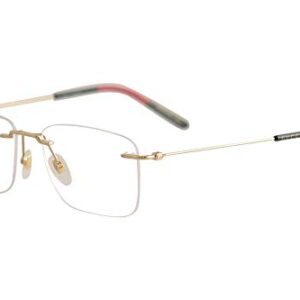 Gucci GG 0399O 002 Light Gold Metal Rimless Eyeglasses 56mm