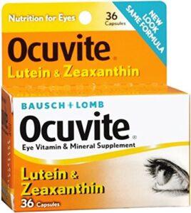 bausch & lomb ocuvite lutein capsules 36 capsules