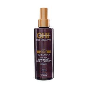 chi deep brilliance serum light weight leave-in treatment, 6 fl oz