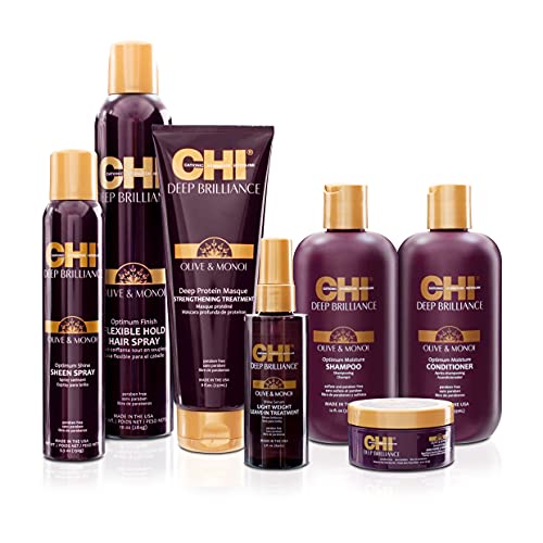 CHI Deep Brilliance Serum Light Weight Leave-in Treatment, 6 Fl Oz