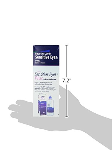 Sensitive Eyes Plus Saline Solution, 12 oz