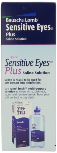 Sensitive Eyes Plus Saline Solution, 12 oz