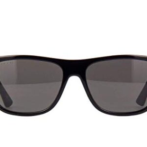 Gucci GG0687S - 002 Sunglasses Black w/Grey Polarized lens 57mm