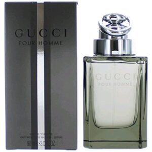 gucci for men eau de toilette spray, 3 ounce