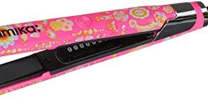 amika amika Illuminati Diamond Ceramic Styler, Signature Pink, 0.3 Fl oz.