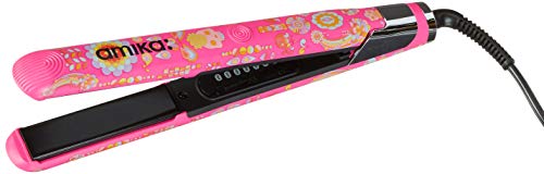 amika amika Illuminati Diamond Ceramic Styler, Signature Pink, 0.3 Fl oz.