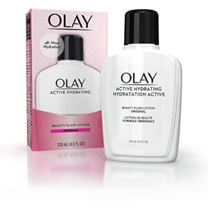 olay active hydrating beauty fluid lotion, 120 ml