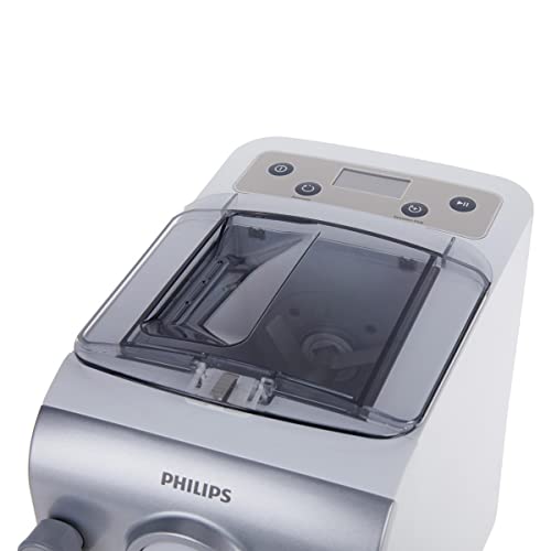 Philips Pasta & Noodle Maker Plus, Integrated Smart Scale - HR2378/06 (White, 8 Pasta Shaping Discs)