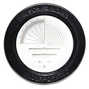 bausch & lomb 81-34-36 multiscale measuring scale; for use with measuring magnifiers