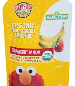 Earth's Best Organic Strawberry Banana Fruit Yogurt Smoothie, 4.2 oz