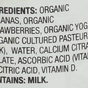 Earth's Best Organic Strawberry Banana Fruit Yogurt Smoothie, 4.2 oz