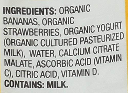 Earth's Best Organic Strawberry Banana Fruit Yogurt Smoothie, 4.2 oz