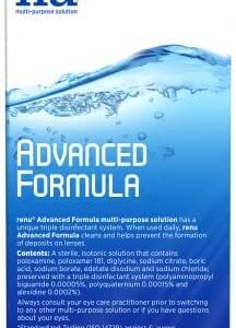 Renu Advanced Formula All Day Moisture Multi-Purpose Eye Contact Lens Solution 12 Fluid Ounces (Pack of 2)