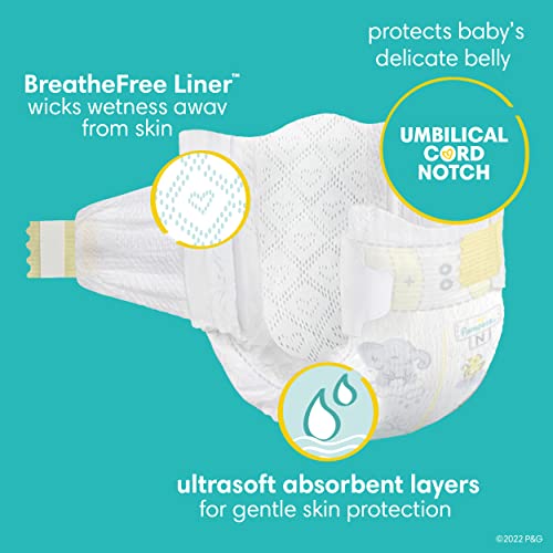 Diapers Newborn/Size 0 (< 10 lb), 31 Count - Pampers Swaddlers Disposable Baby Diapers, Jumbo Pack (Packaging May Vary)