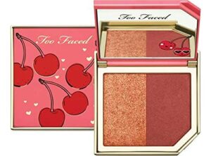 too faced tutti frutti cocktail blush duo – cherry bomb