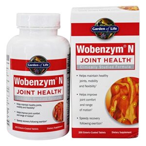 Garden of Life Wobenzym N, 200 Tablets