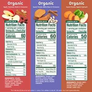 Sprout Organic Baby Food, Stage 2 Pouches, 12 Flavor Fruit Veggie & Grain Variety Sampler, 3.5 Oz (Pack of 12)