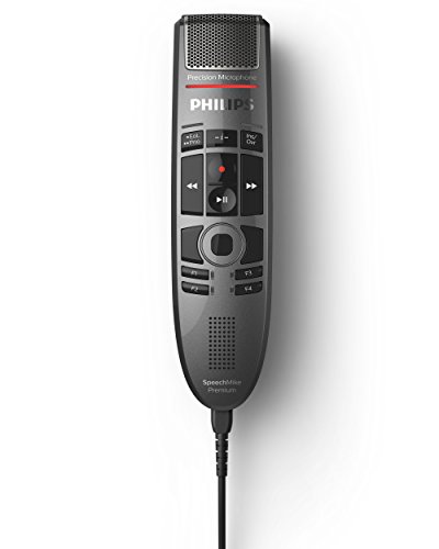 PHILIPS SMP3700 SpeechMike Premium Touch Precision USB Microphone - Push Button Operation