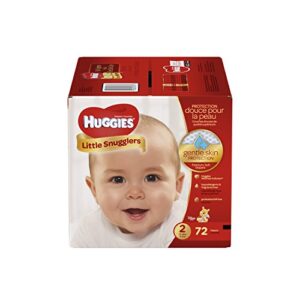 huggies little snugglers diapers – size 2 – 72 ct