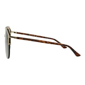 Gucci Mens Gold Havana Green Fashion Designer Eyewear