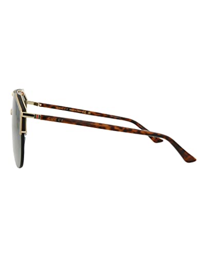 Gucci Mens Gold Havana Green Fashion Designer Eyewear