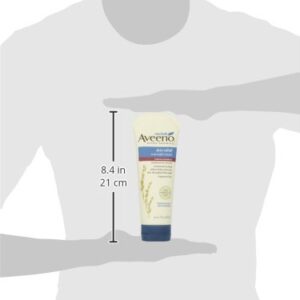 Aveeno Skin Relief Overnight Intense Moisture Cream with Triple Oat Complex & Natural Shea Butter, Therapeutic Dimethicone Skin Protectant for Dry Itchy Skin Relief, Fragrance- & Steroid-Free, 7.3 oz