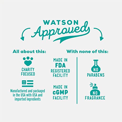 Project Watson Dog Eyelid Wipes, Micellar Technology That Cleanses and Hydrates, Contains Hyaluronan (HA), an Electrolyte, Aloe & Licorice, Paraben & Fragrance Free, 45 Pre-Moistened Textured Wipes