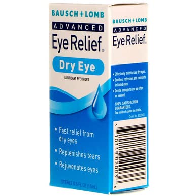 Bausch & Lomb Advanced Eye Relief Rejuvenation Lubricant Eye Drops 0.50 oz (Pack of 4)