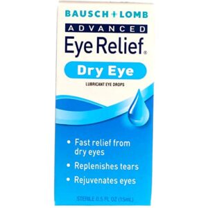 Bausch & Lomb Advanced Eye Relief Rejuvenation Lubricant Eye Drops 0.50 oz (Pack of 4)