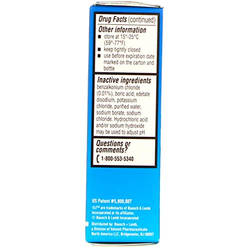 Bausch & Lomb Advanced Eye Relief Rejuvenation Lubricant Eye Drops 0.50 oz (Pack of 4)